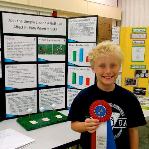 Science Fair Winner “Confirms Proposed Effects” of Polara Golf Balls