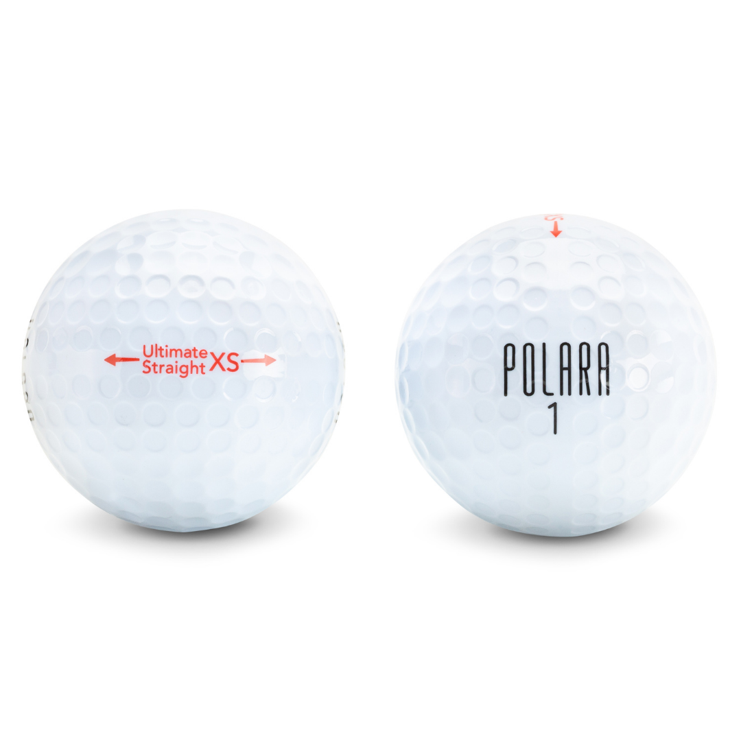 ULTIMATE STRAIGHT EXTRA SPIN XS - ONE DOZEN GOLF BALLS – Polara Golf